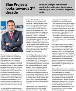 Blue Projects in CIJ Europe Magazine – Blue Projects