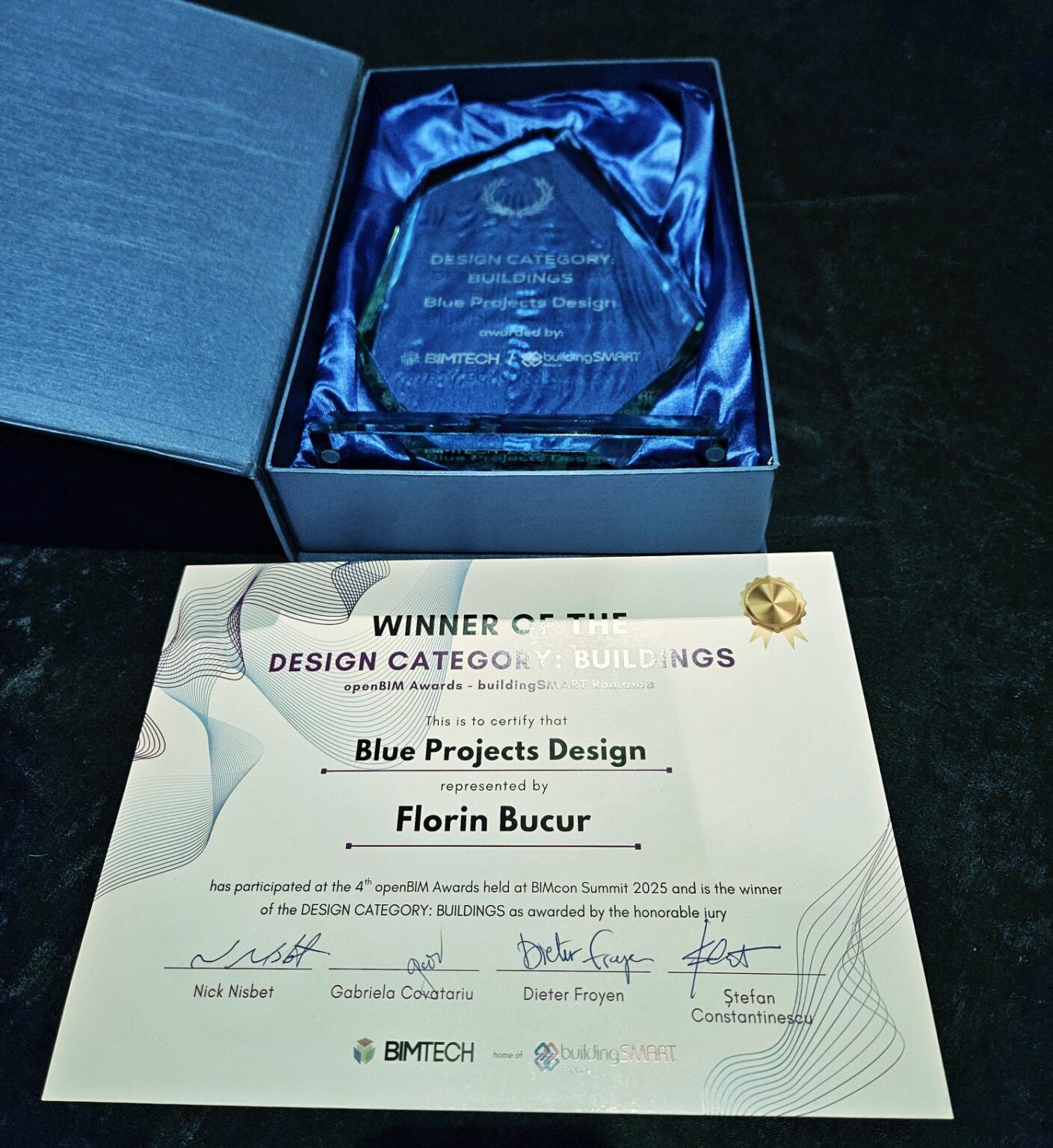 🏆 Blue Projects gewinnt zum dritten Mal den OpenBIM Award in der ...